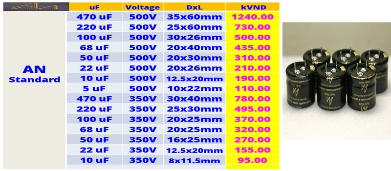 Audio Power Supply Capacitors